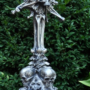 Requiem Monstrance Candlestick Holder, Hand Sculpted Resin | Spooky ...