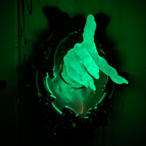 Spectral Hand Wall Plaque, Large Version, Glow in the Dark | Victorian ...