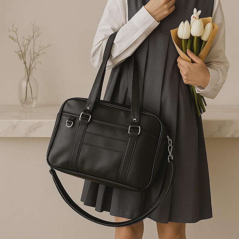 Japanese Style JK Bag – PU Leather School Shoulder & Crossbody Purse ...