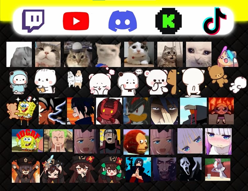 500+ Animated Meme Emotes Pack for Twitch, Discord & Youtube | Funny ...