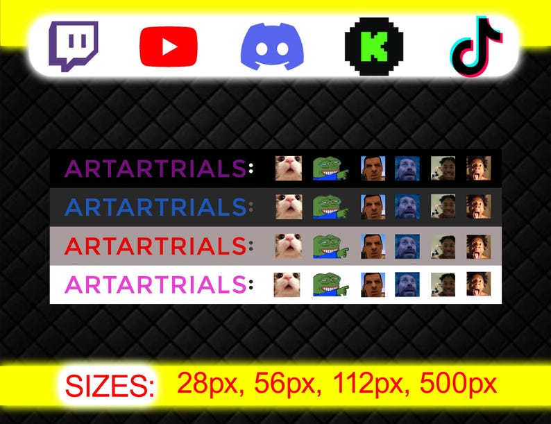 Ultimate 500+ Animated & Static Meme Emotes Pack for Twitch, Youtube ...