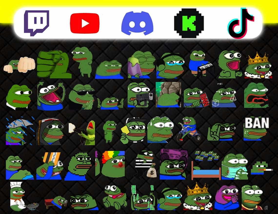 500+ Animated Meme Emotes Pack for Twitch, Discord & Youtube | Funny ...