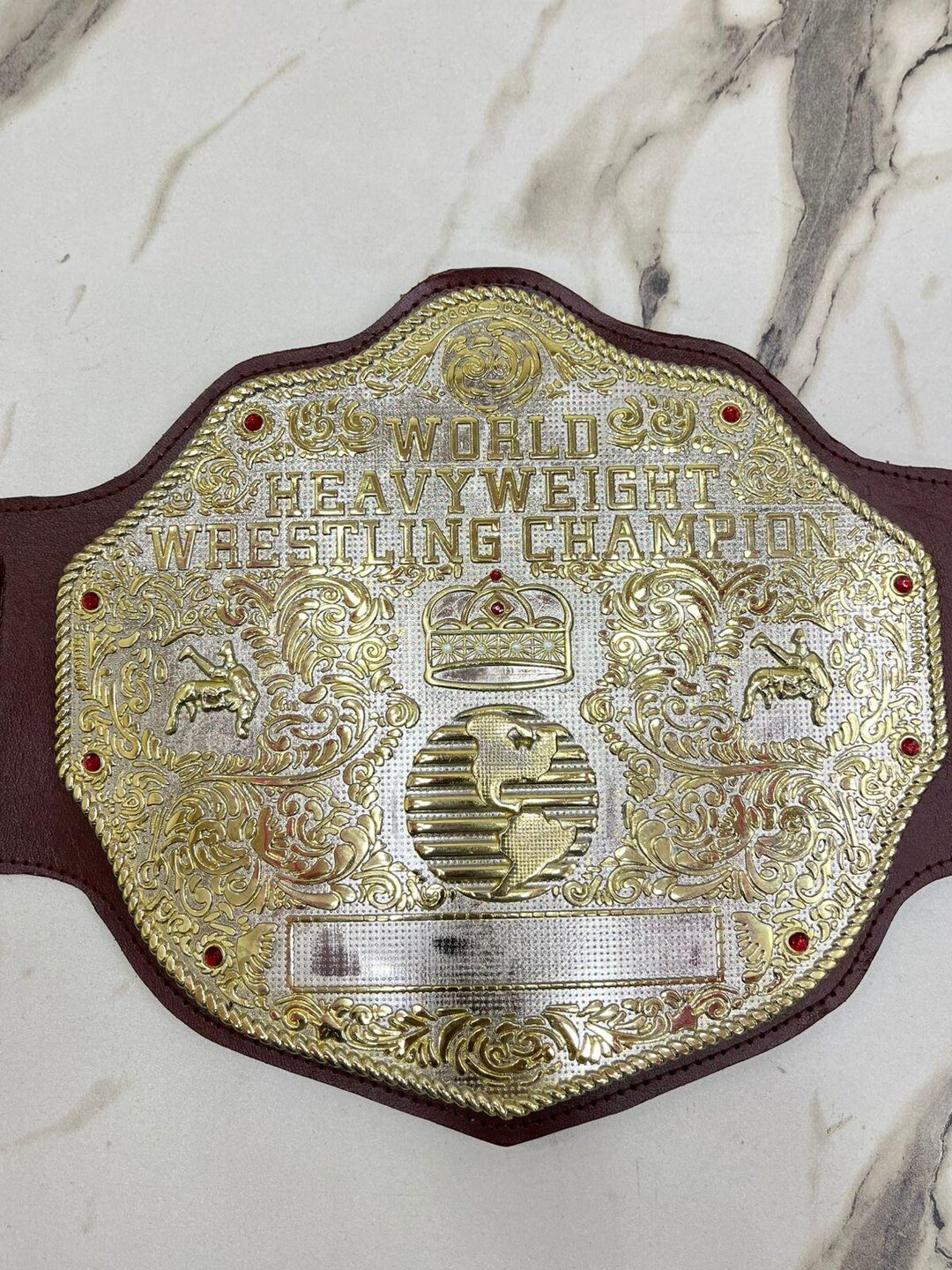 Custom Big Gold Heavyweight Championship Belt | Premium Gold Plated ...