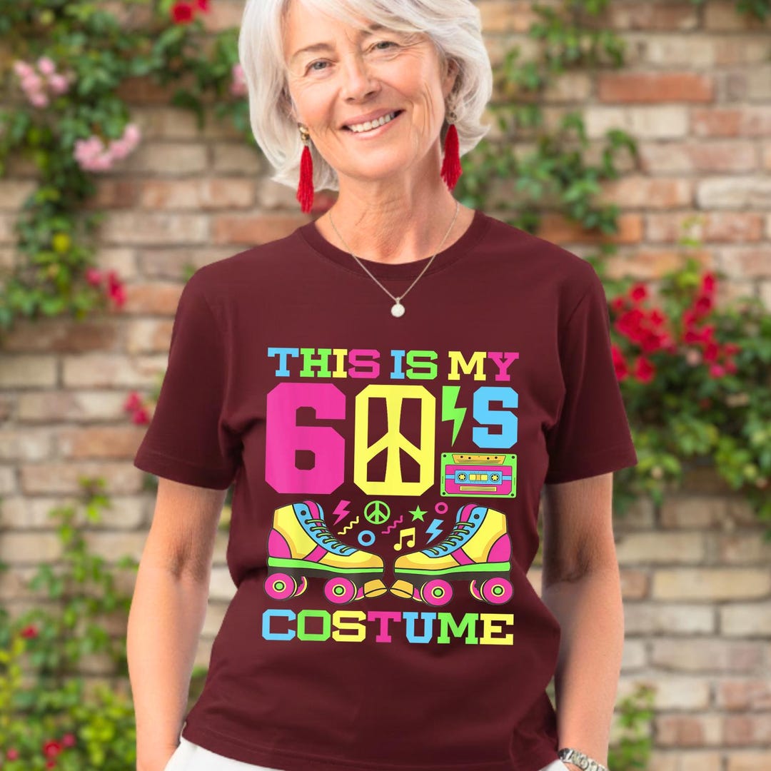 60s Costume Shirt | 1960s Theme Party Outfit | Retro Sixties Fashion ...