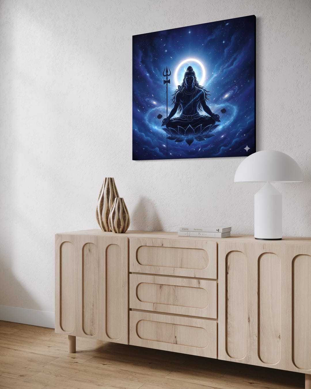 Lord Shiva Cosmic Art Print | Celestial Hindu Decor - Etsy