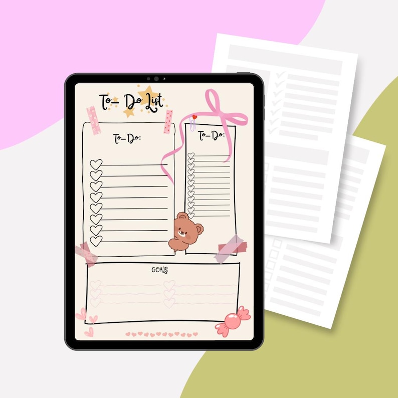 Printable to Do List for Work & Home | Daily Task Planner | Instant ...