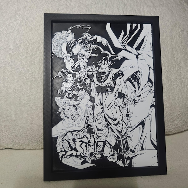 Dragon ball frame - Etsy México