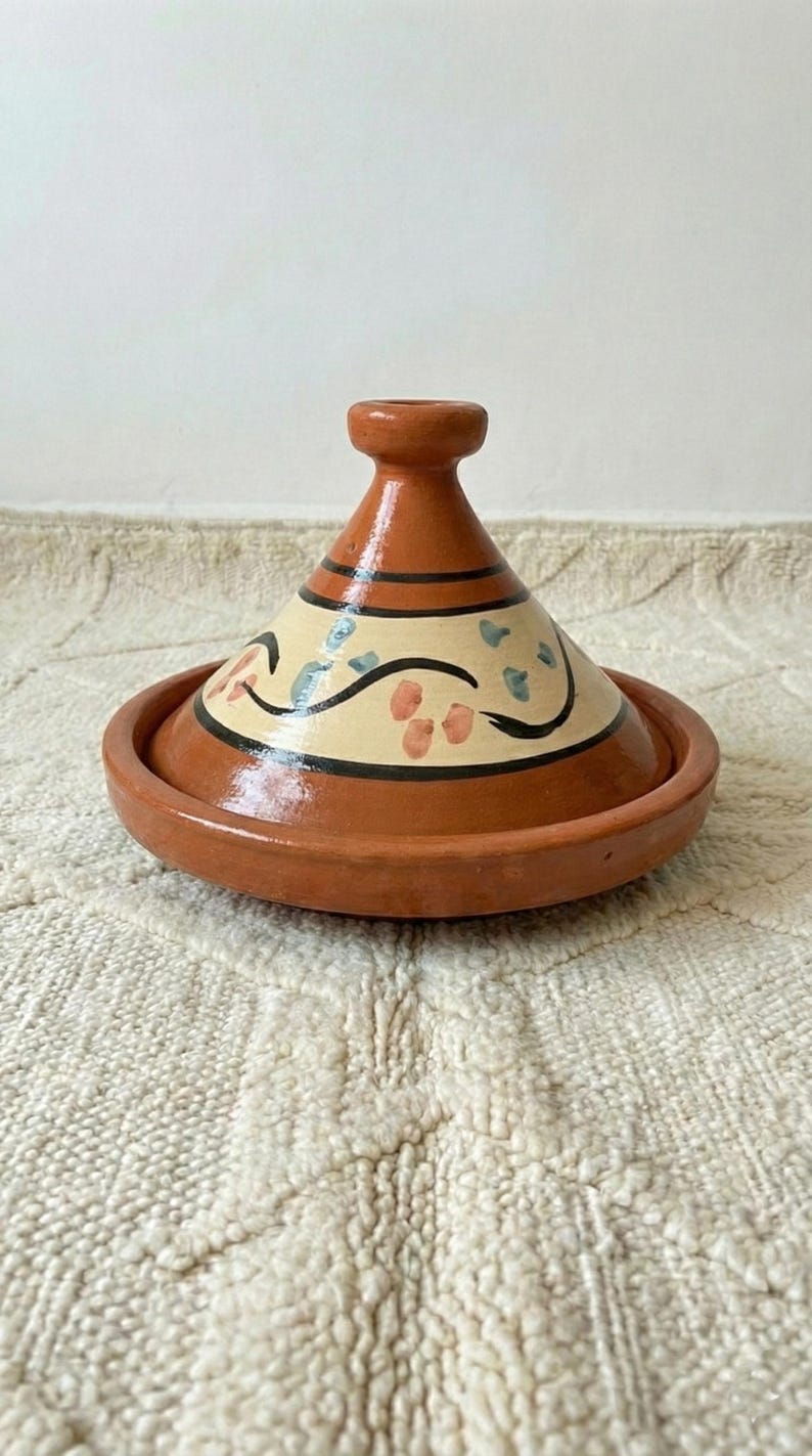 Handmade Moroccan Tagine Pot Ceramic Tajine Cooking & Serving Dish ...