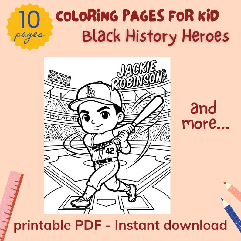 Black History Heroes Coloring Pages | Kids Classroom Activity ...