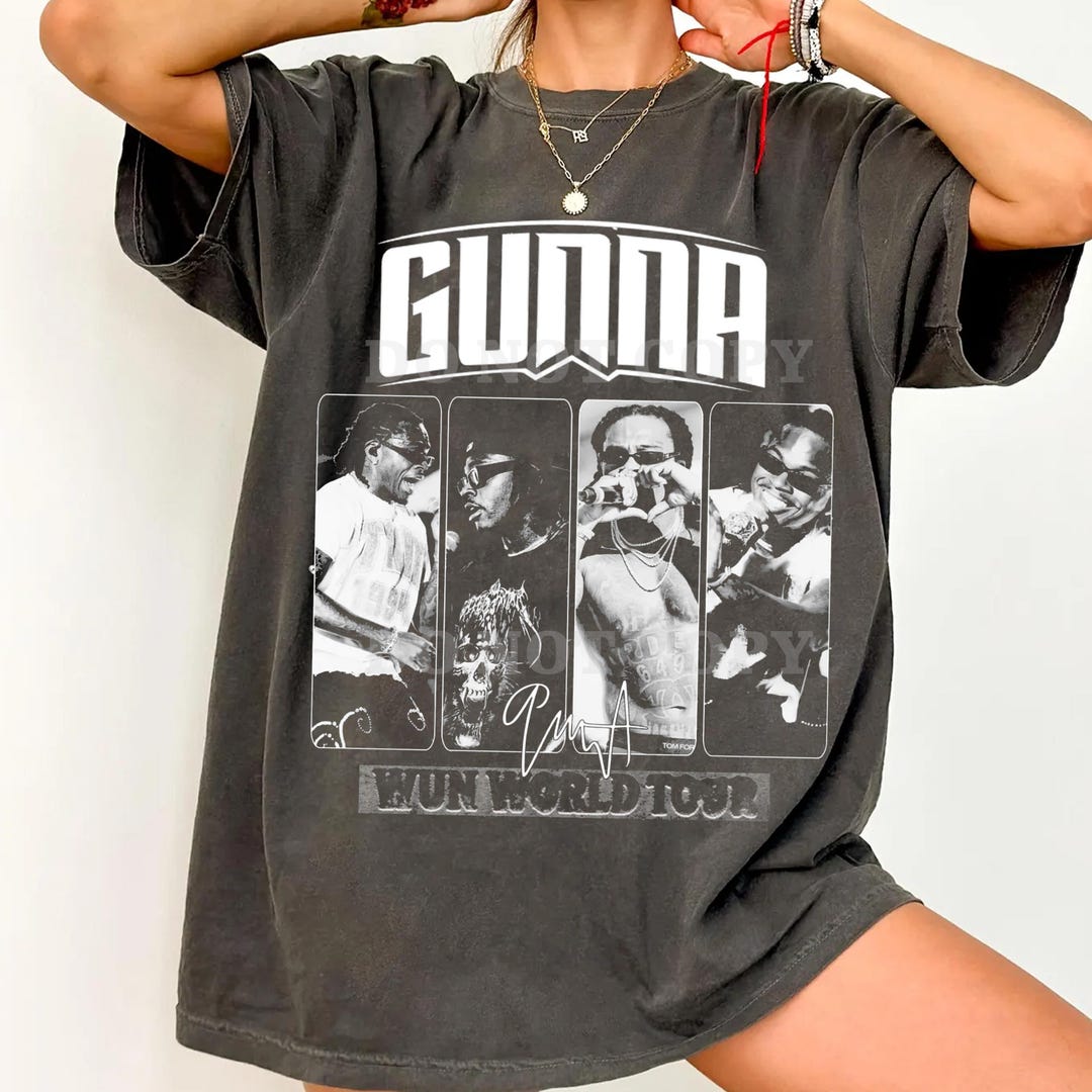 Comfort Colors Gunna Wun World Tour T-shirt - Etsy
