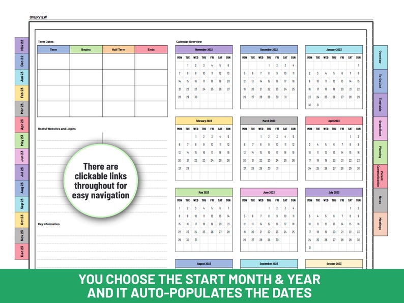 Editable Teacher Lesson Planner | Google Sheets, Yearly Updates ...