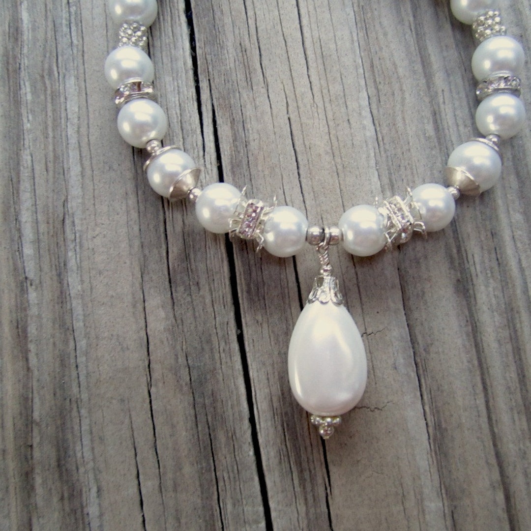 Pearl Bracelet - June Birthstone - Wedding Bracelet - Silver Jewelry ...