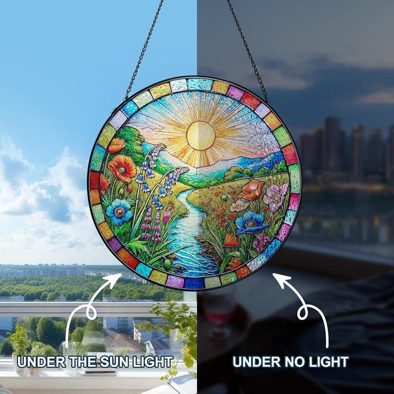 Wild Duck Sun Catcher Decoration Stained Glass Window Hanging - Etsy