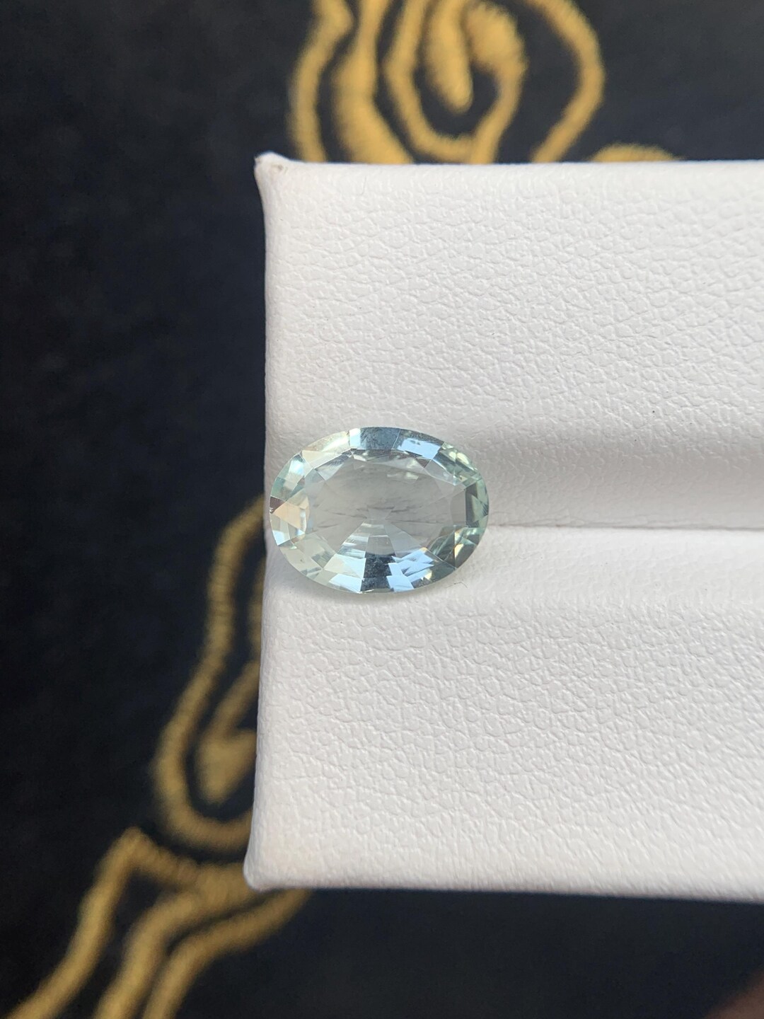 Natural Light Blue Aquamarine Gemstone, 1.90 Cts Oval Cut, Brazil ...