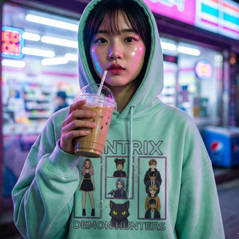 Manga Split Panel Kpop Demon Hunter PNG | Huntrix Squad Comic Strip ...