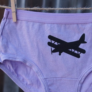 Girls Airplane Underwear Biplane Seaplane Propeller Plane Toddler ...