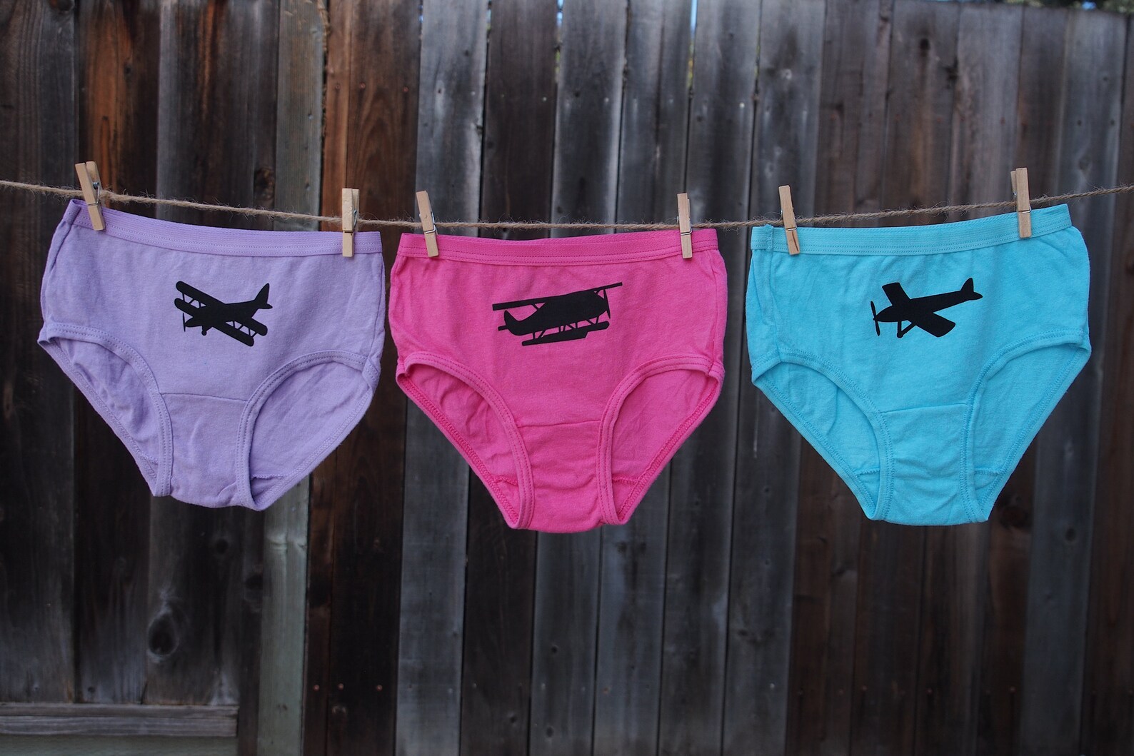 Girls Airplane Underwear Biplane Seaplane Propeller Plane Toddler ...