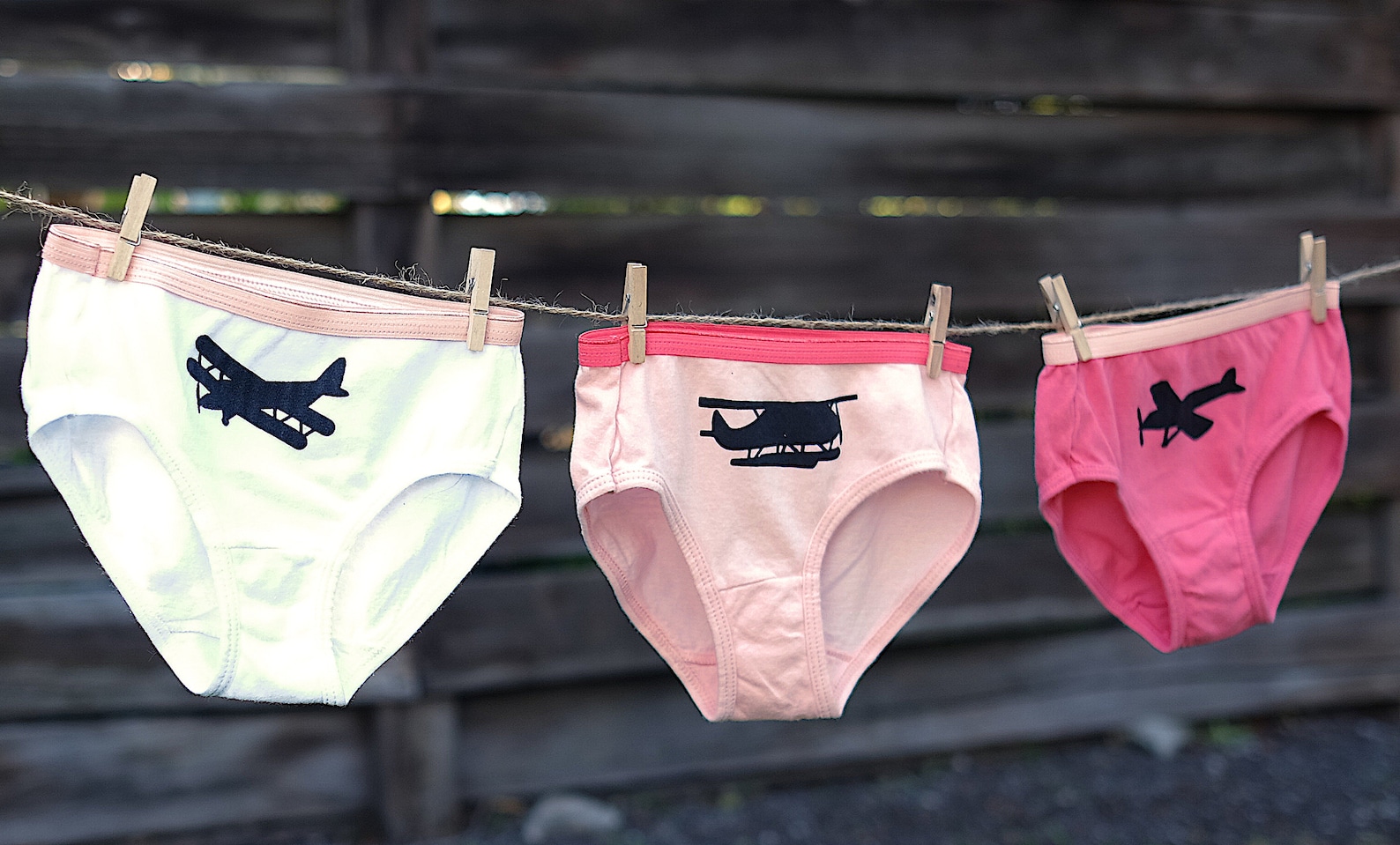 Girls Airplane Underwear Biplane Seaplane Propeller Plane Toddler ...