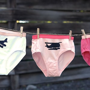 Girls Airplane Underwear Biplane Seaplane Propeller Plane Toddler ...