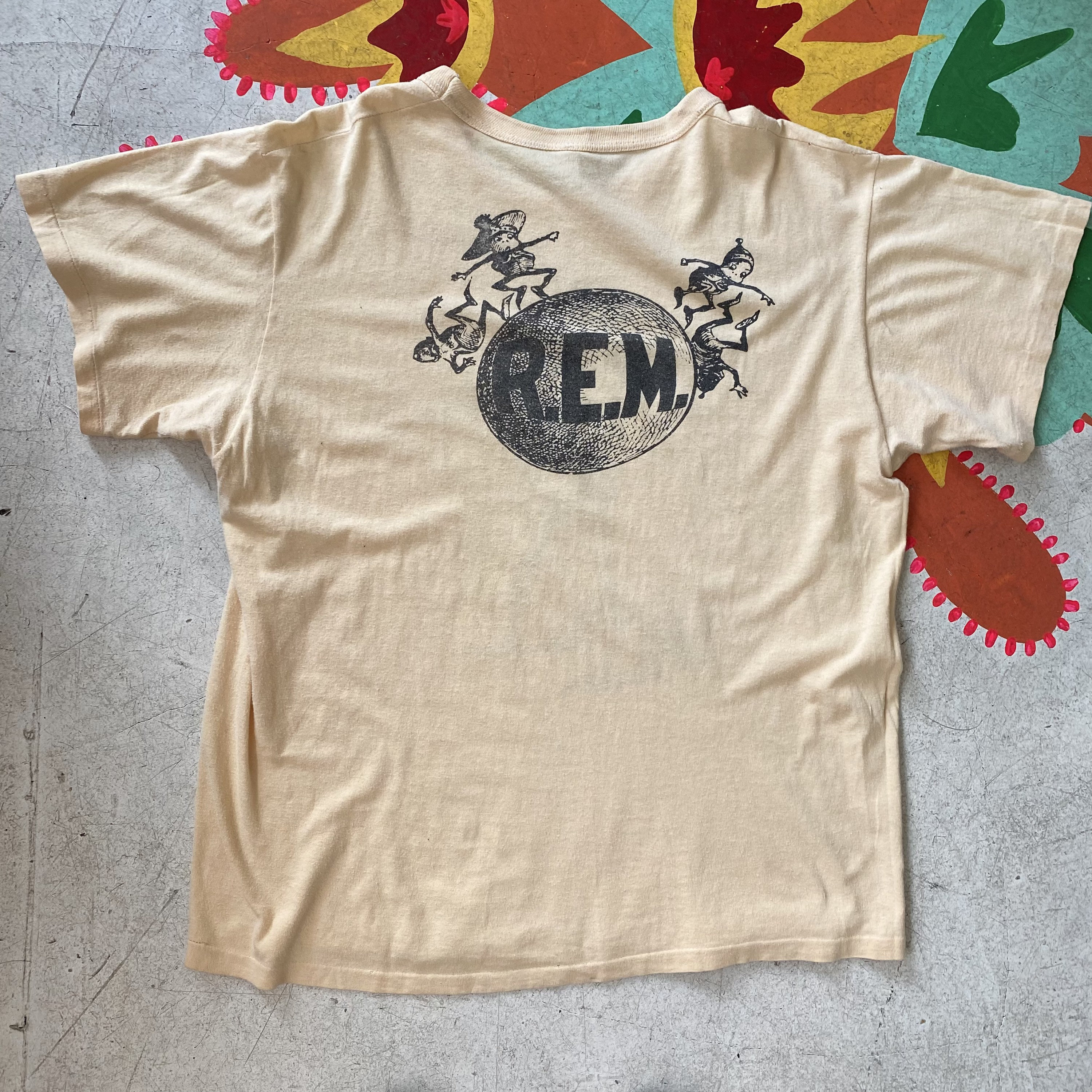 R.E.M. - RARE First Official Tour Shirt - Etsy