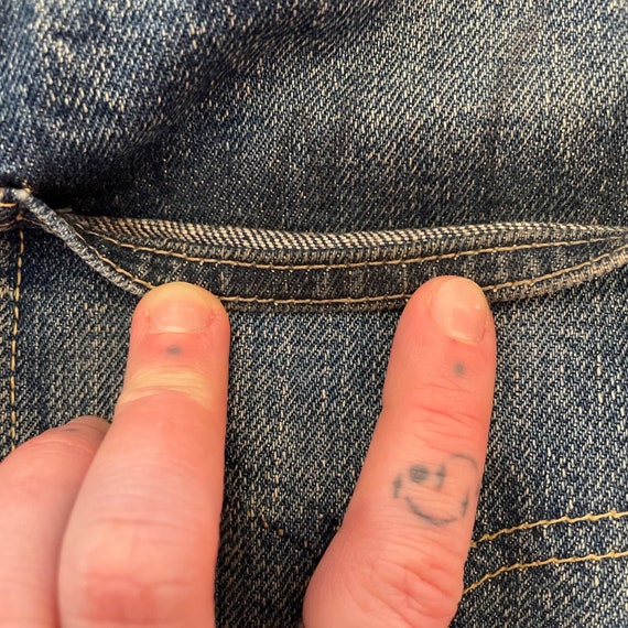 RARE 1940s Vintage Levi’s Big E Pintuck Hidden Rivet … - Gem