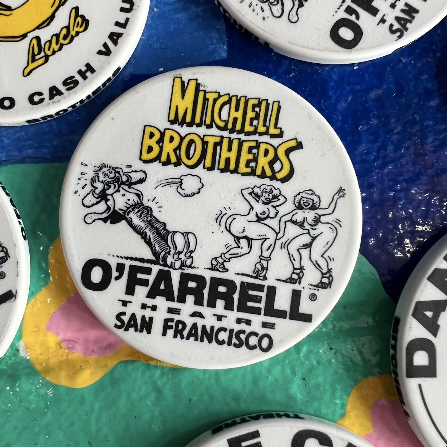 R CRUMB Rare Mitchell Brothers Dance Chip San Francisco - Etsy