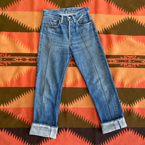 RARE 1940s Vintage Levi’s Big E Pintuck Hidden Rivet … - Gem