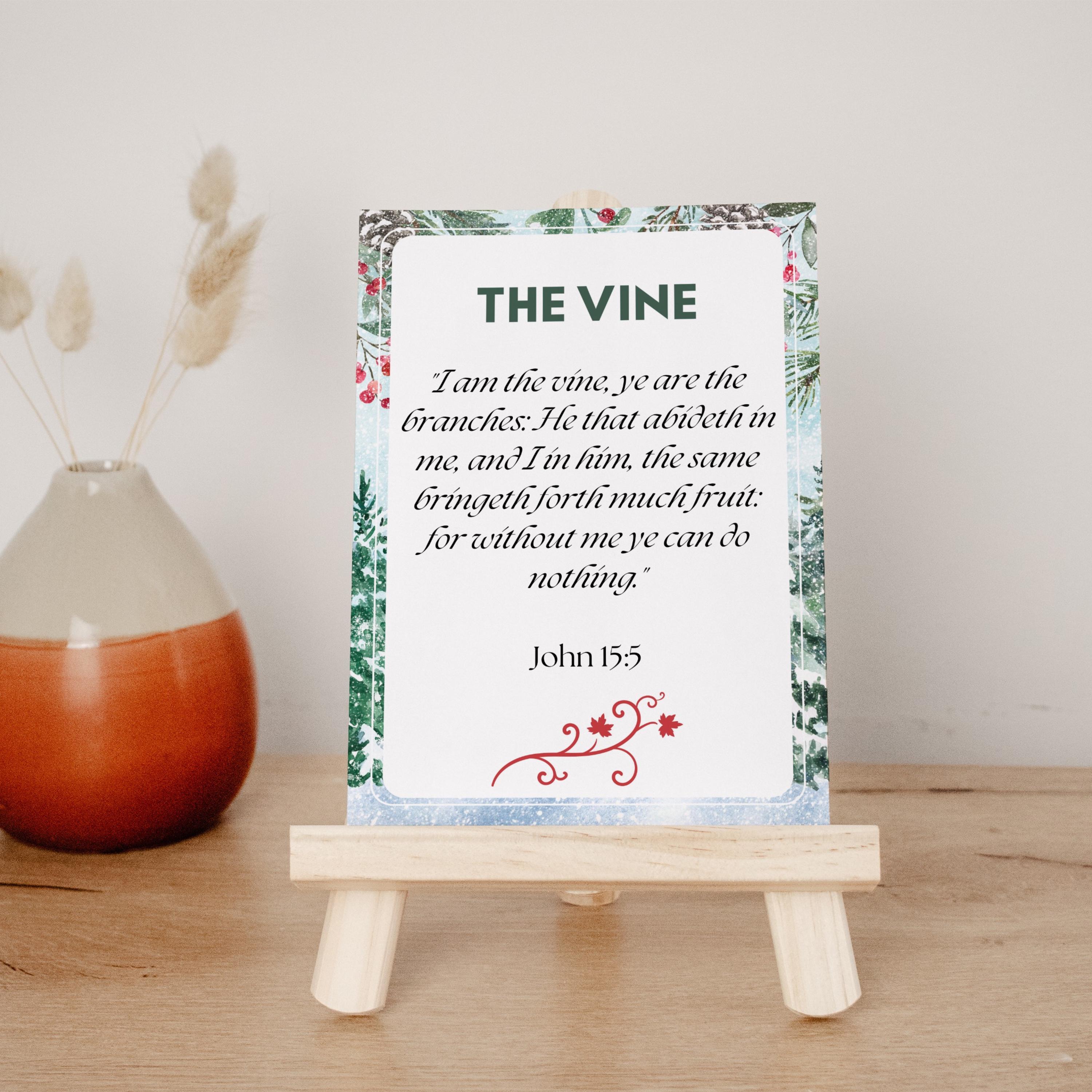 LDS 25 Names of Christ Advent Printable, Christmas Countdown Scripture ...