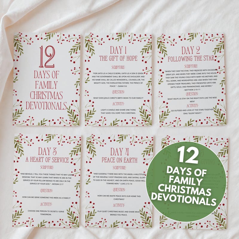 Devotional Christmas Cards - Etsy