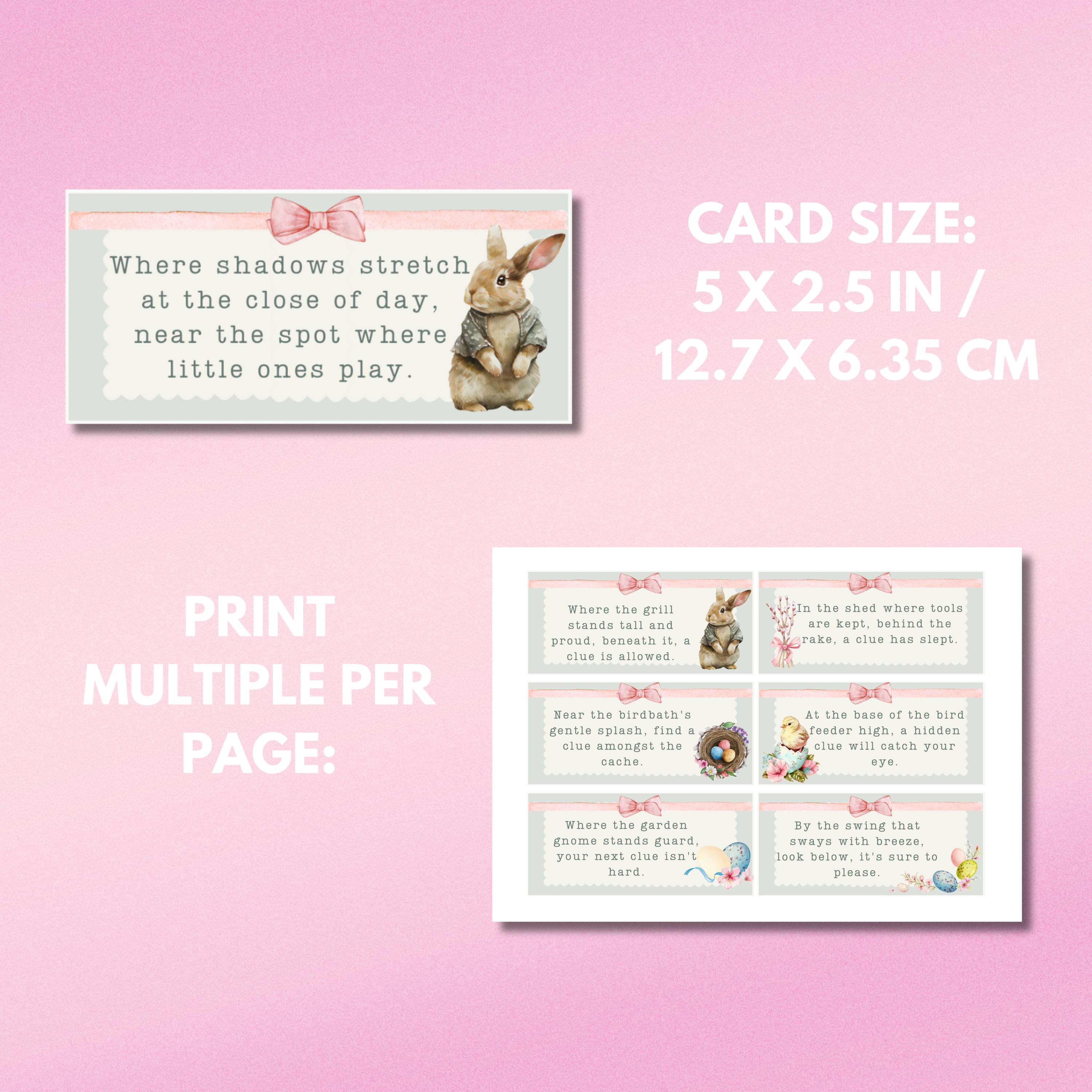 Easter Outdoor Scavenger Hunt for Kids, Printable Easter Treasure Hunt ...