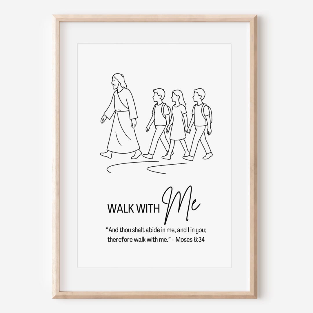 2026 Youth Theme “walk With Me” Printable Digital Download, LDS YW YM ...