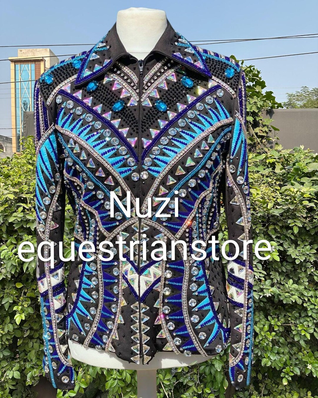Starlight Elegance Equestrian Show Jacket: Couture Riding Apparel - Etsy
