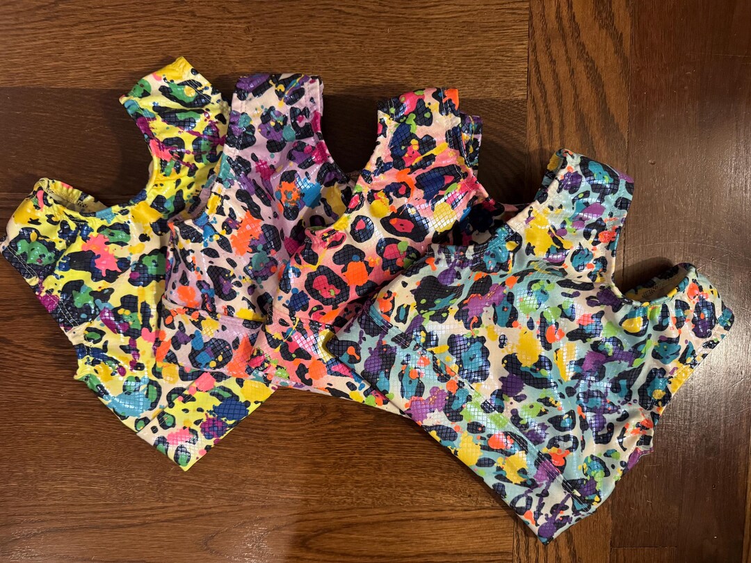 Animal Party | Multi Color | Ellie Dance Crop Top - Etsy