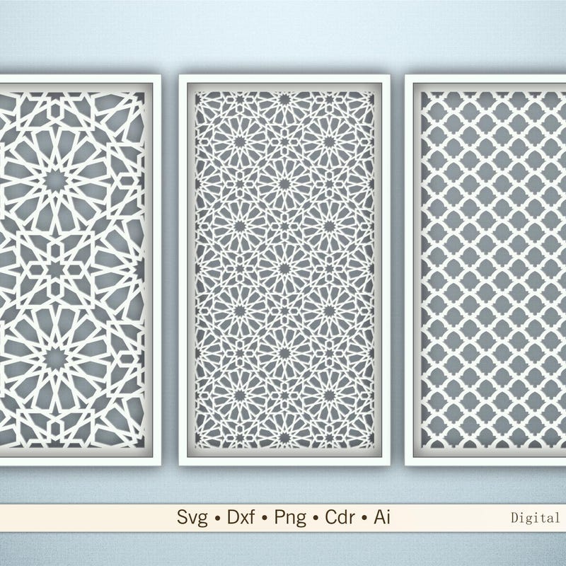 Islamic Dxf File - Etsy