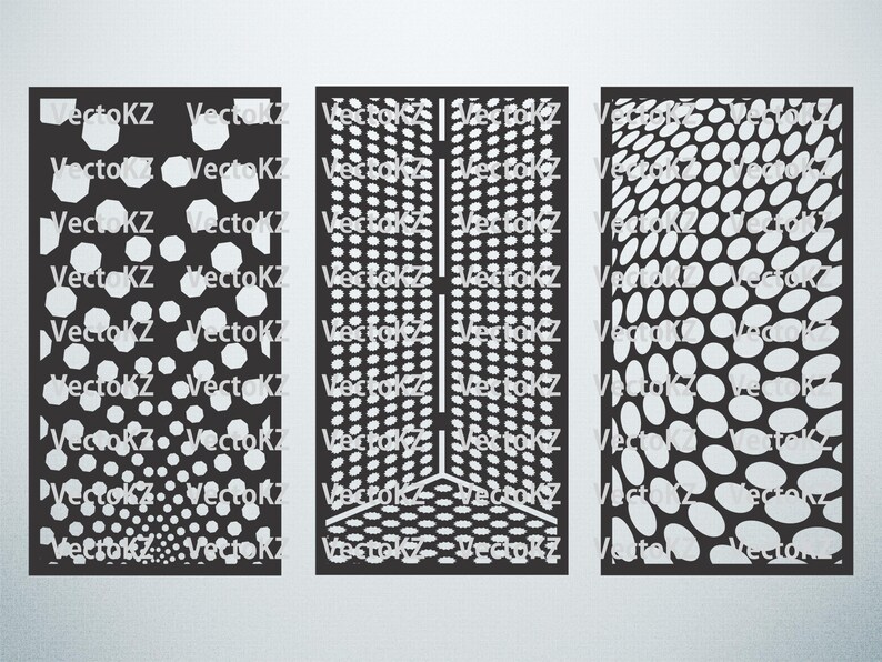 Optical Illusion Wall Panels SVG DXF | Abstract Geometric Laser Cut ...