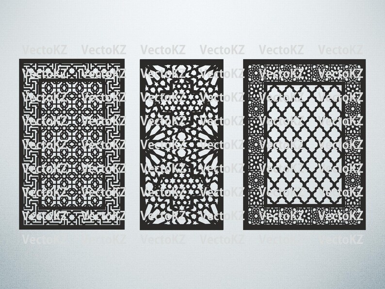 Beautiful Moroccan Wedding Panel Screens - Laser & CNC Ready Files for ...