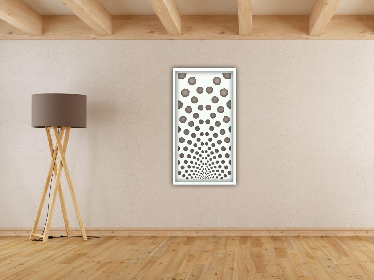 Optical Illusion Wall Panels SVG DXF | Abstract Geometric Laser Cut ...
