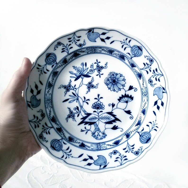 Meissen Blue Onion Plate 7 5/8 Dessert Salad Plate - Etsy