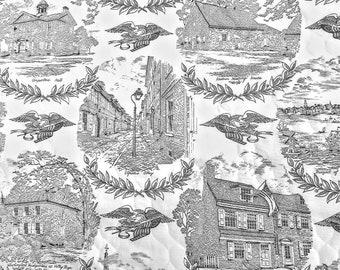 Black White Toile - Etsy
