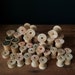 Vintage Wooden Spools, Various Sizes Empty Wooden Spools, Corticelli ...