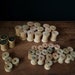 Vintage Wooden Spools, Various Sizes Empty Wooden Spools, Corticelli ...