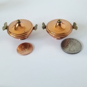 Copper Miniature Pots, Vintage Toy Teapots, Pots, Italian Copper ...