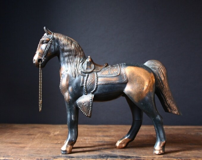 Copper Carnival Prize Horse, Vintage Copper Horse - Etsy