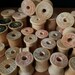 Vintage Wooden Spools, Various Sizes Empty Wooden Spools, Corticelli ...