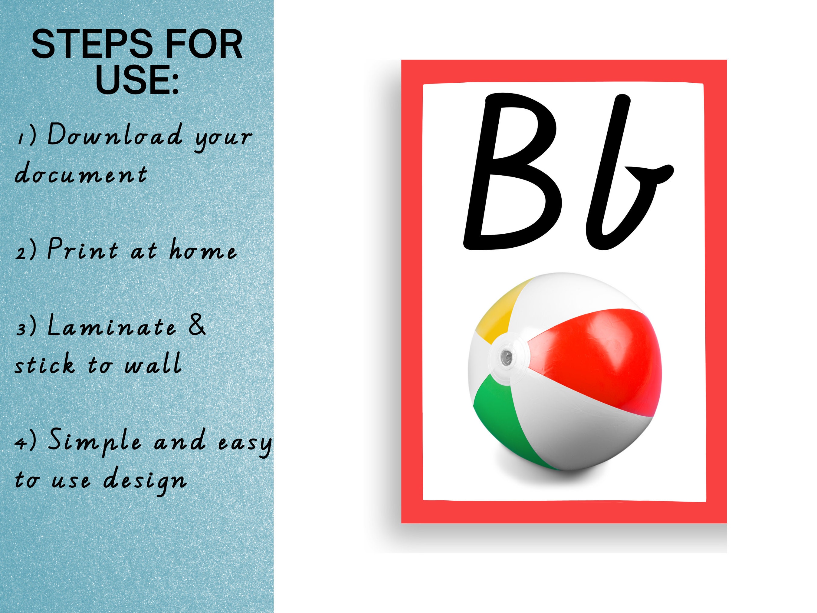 Classroom Alphabet Posters, Alphabet Class Decor, School Alphabet ...