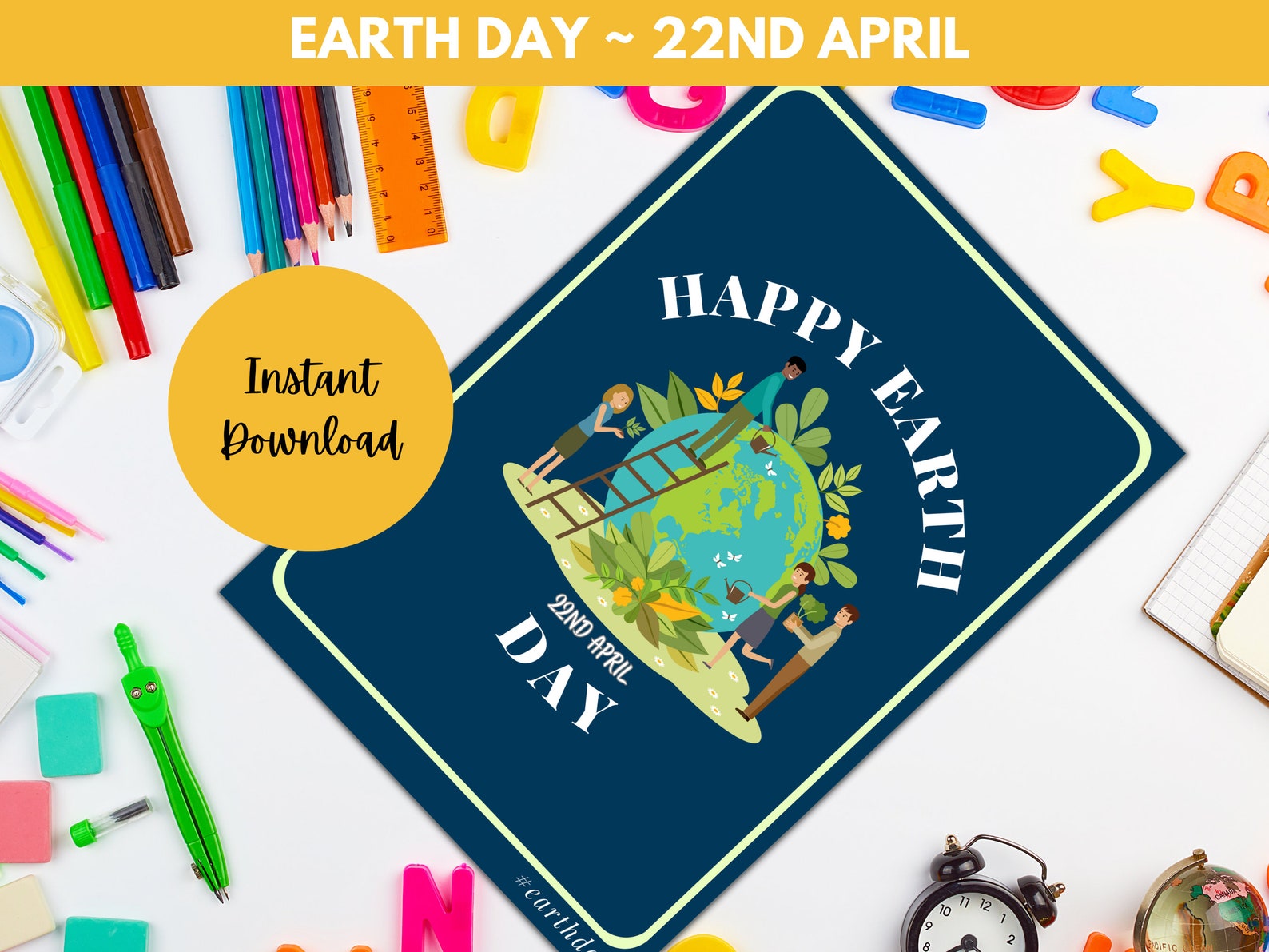 Earth Day Poster, World Earth Day, Classroom Poster, School Earth Day ...