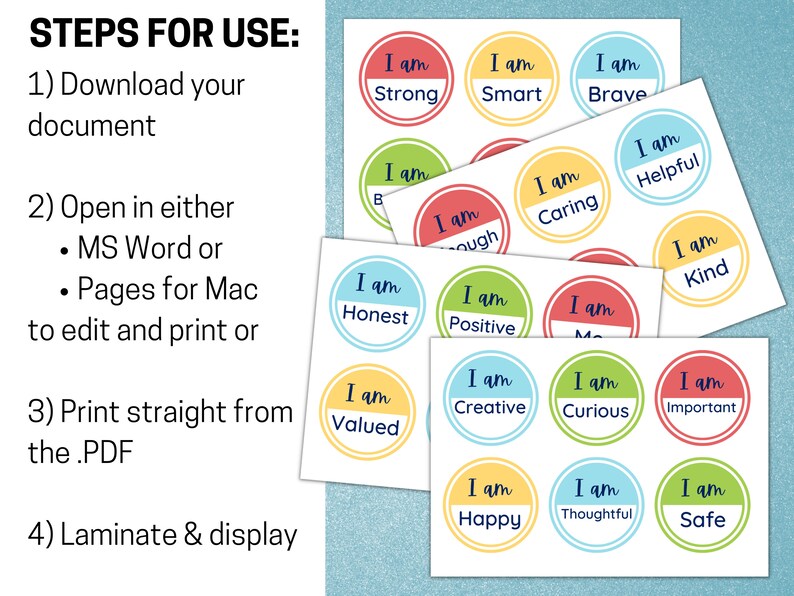 EDITABLE Affirmation Station, Classroom Decor, Bulletin Board, Class ...