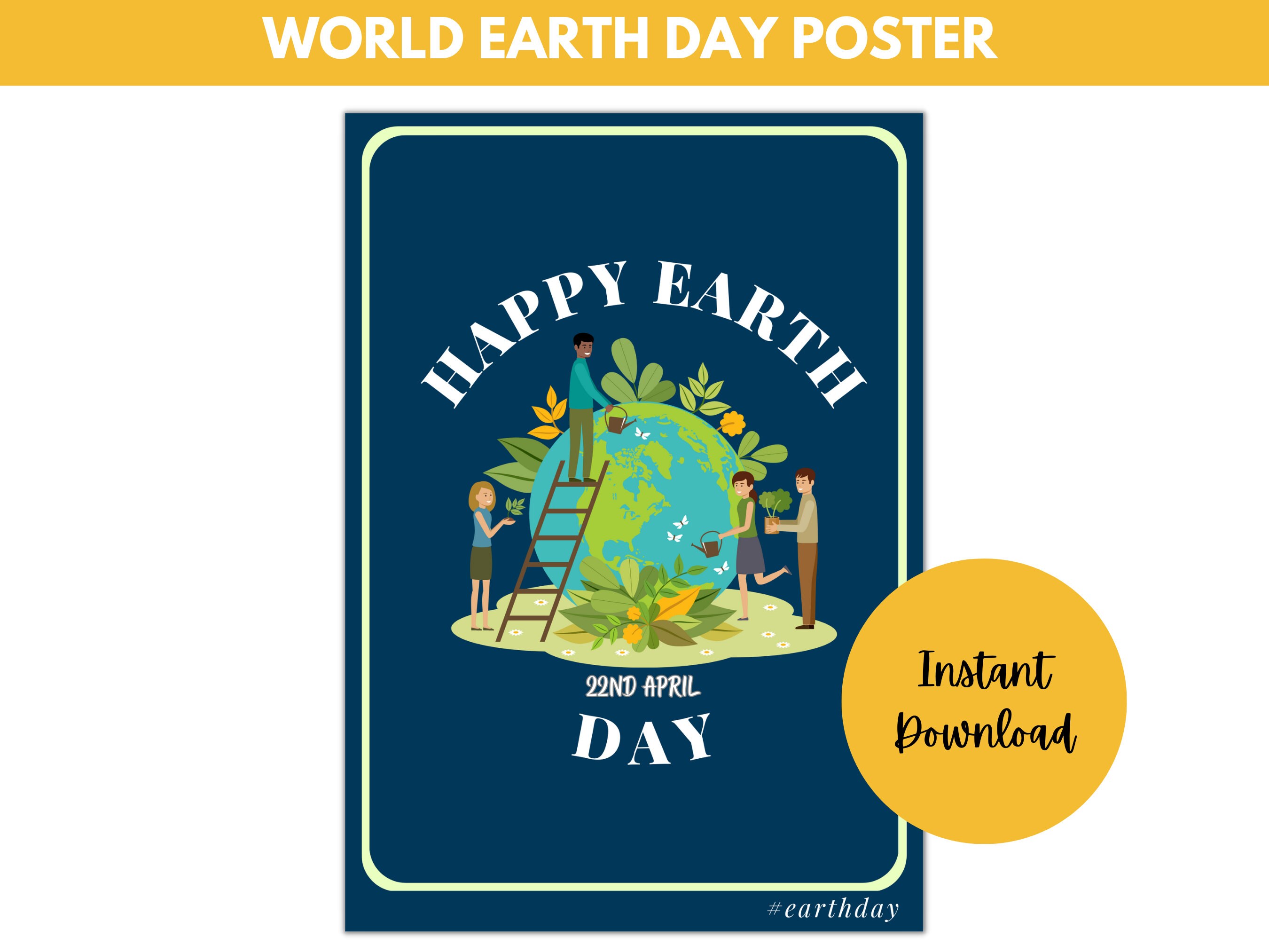 Earth Day Poster, World Earth Day, Classroom Poster, School Earth Day ...