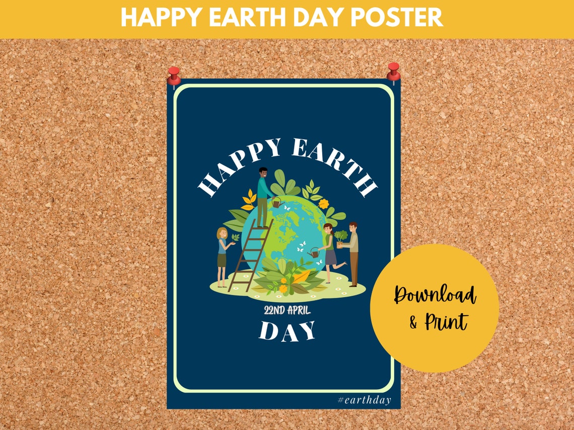 Earth Day Poster, World Earth Day, Classroom Poster, School Earth Day ...
