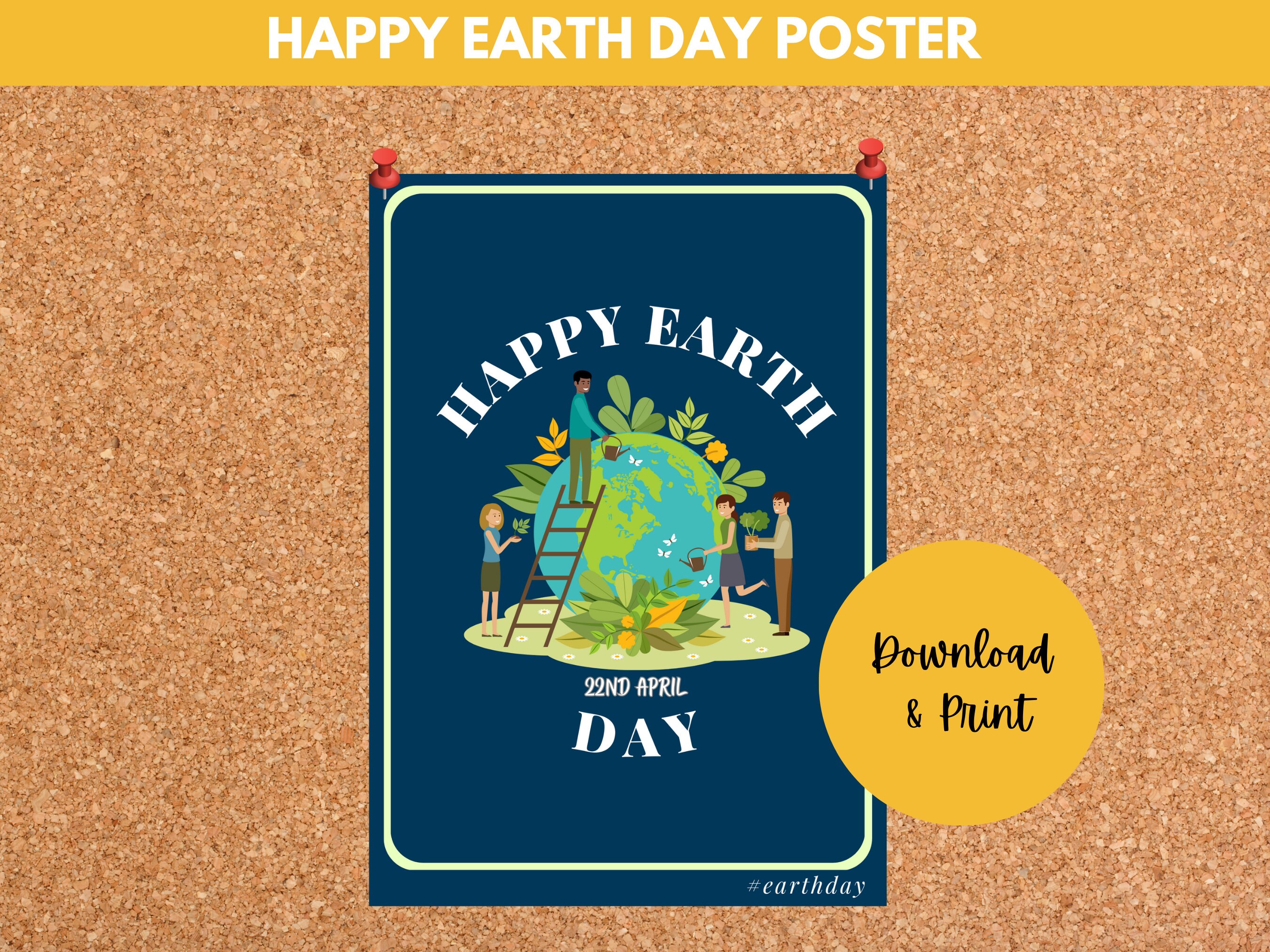 Earth Day Poster, World Earth Day, Classroom Poster, School Earth Day ...